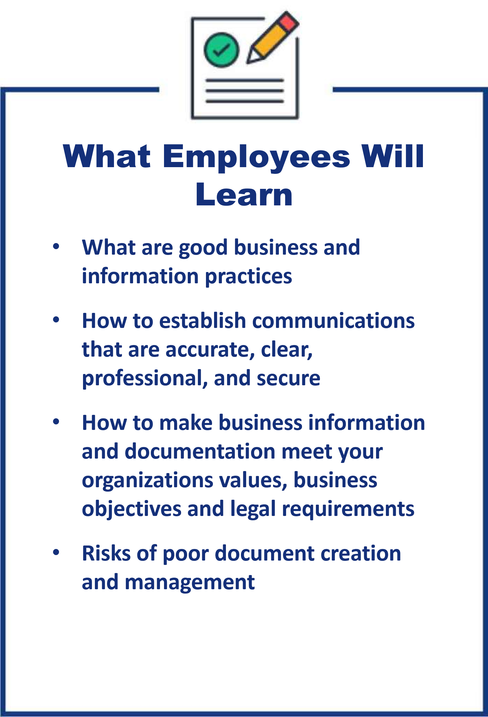 Managing Records and Information – Redgrave Training